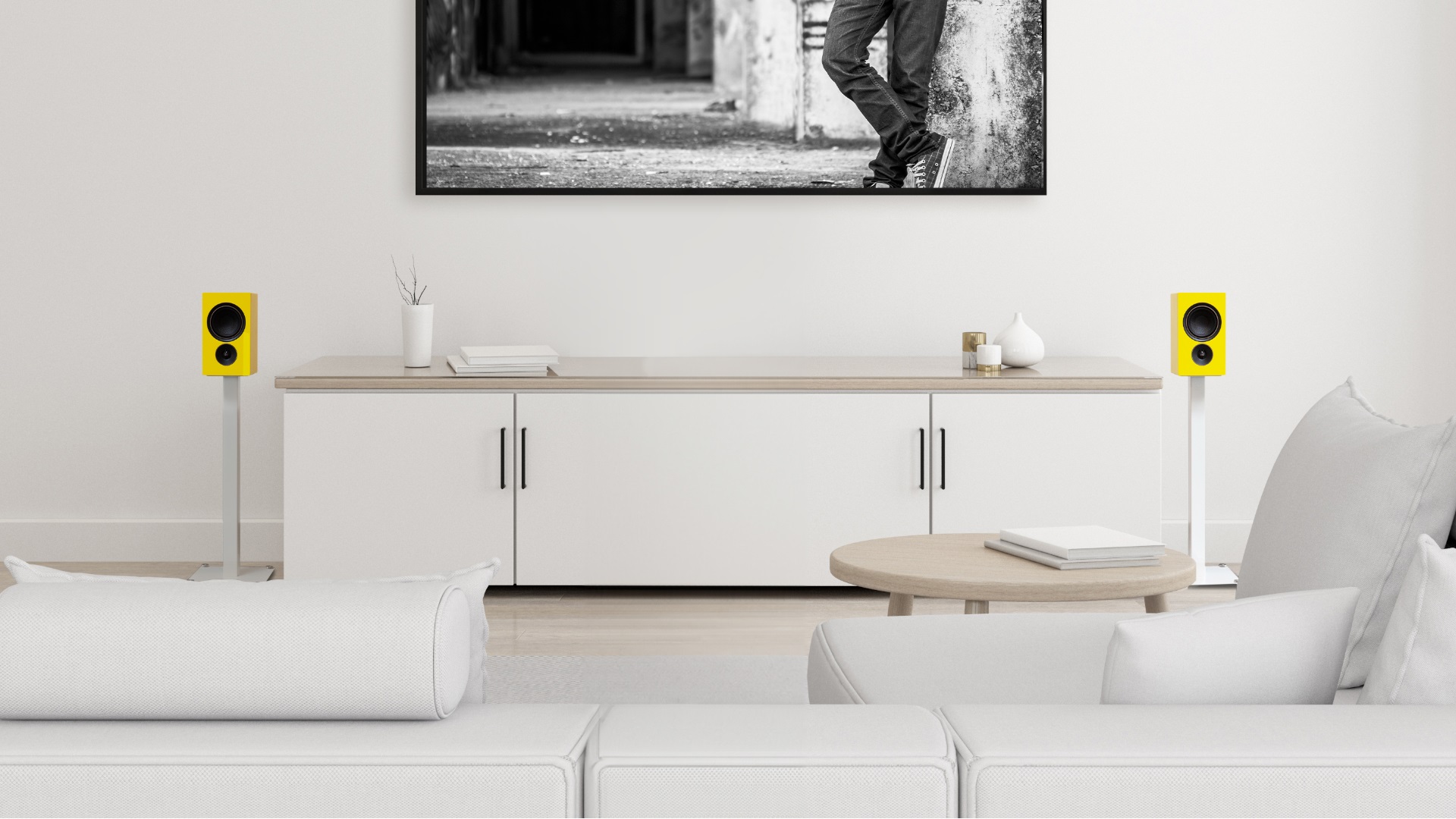 PSB Alpha iQ Powered Network Streaming Speaker Set Satin Black ...